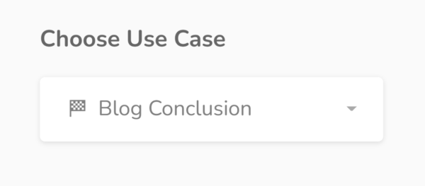 Free Blog Conclusion/Outro Generator - Writecream