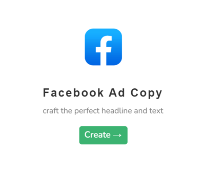 Free Facebook Ad Generator - Writecream