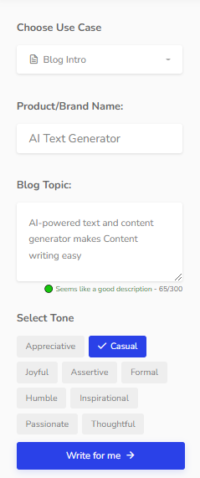 Free Blog Introduction Generator - Writecream