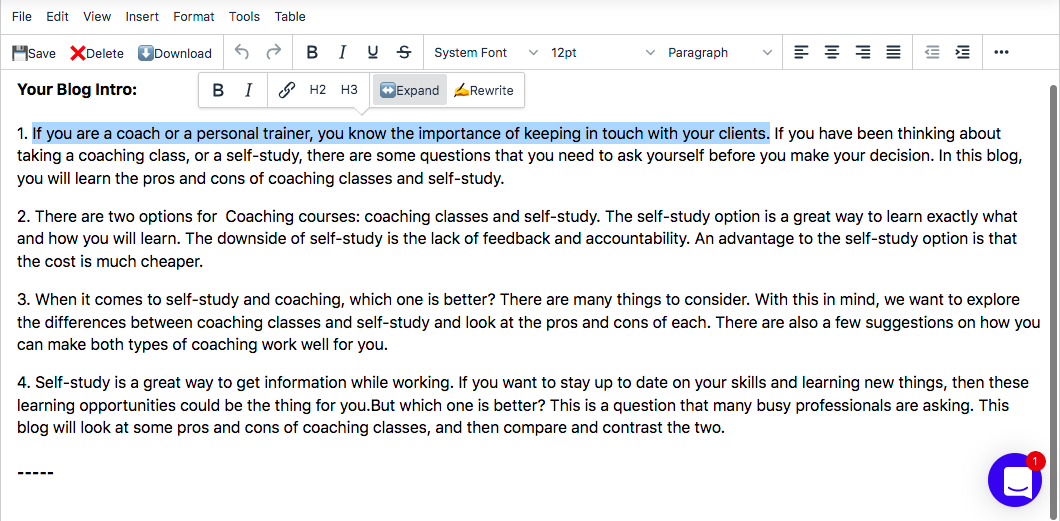 Writecream's Long-Form Editor V2: New UI, Expand, Rewrite, Plagiarism Checker & more » Writecream