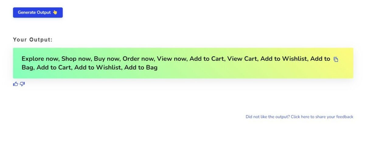 Free Call to Action Generator - Writecream