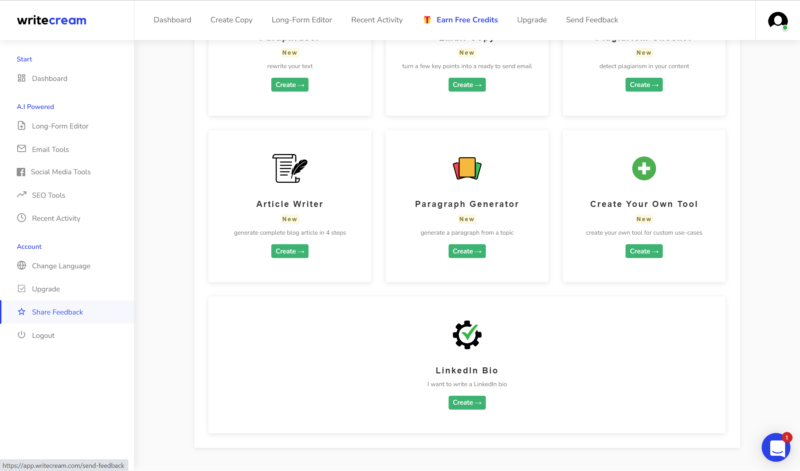Free Tinder Bio Generator - Writecream