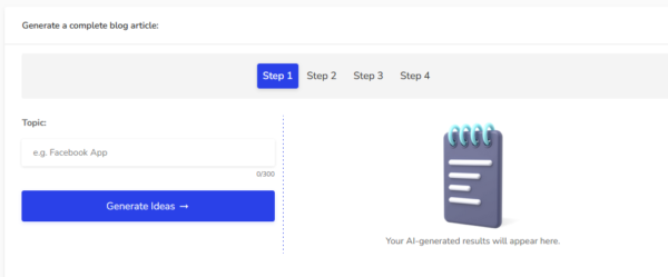 Free Article Writer - Writecream