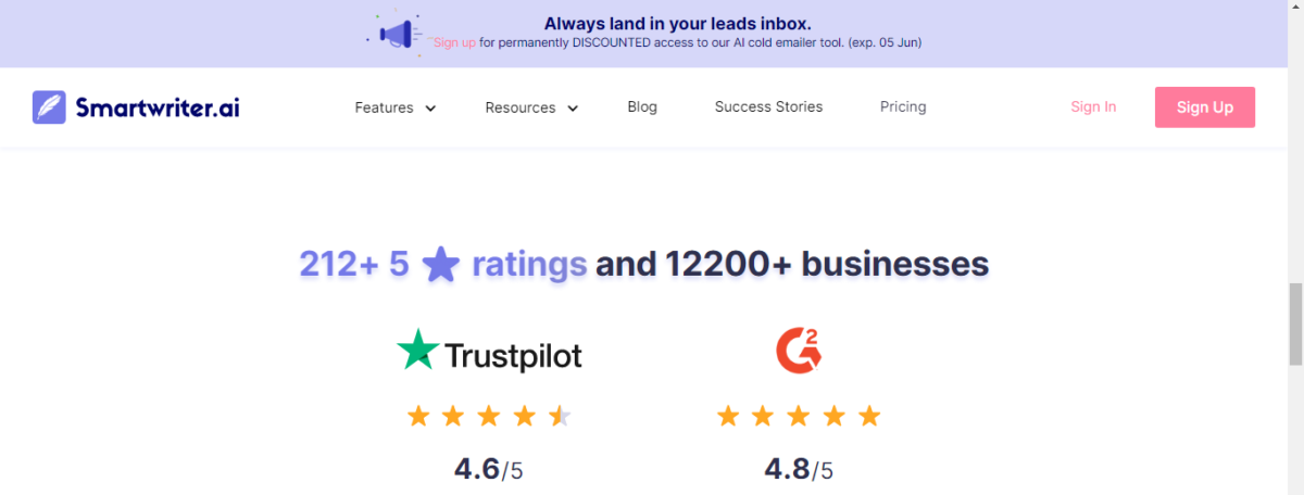 SmartWriter AI review: Is it the best cold email personalization tool ...