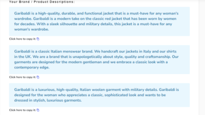 AI Clothing Description Generator | Effortlessly Generate Compelling ...