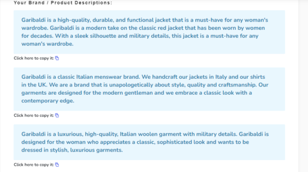 AI Clothing Description Generator | Effortlessly Generate Compelling ...