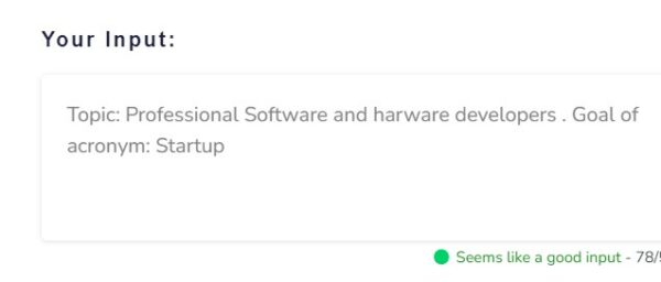 Free Acronym Generator - Writecream