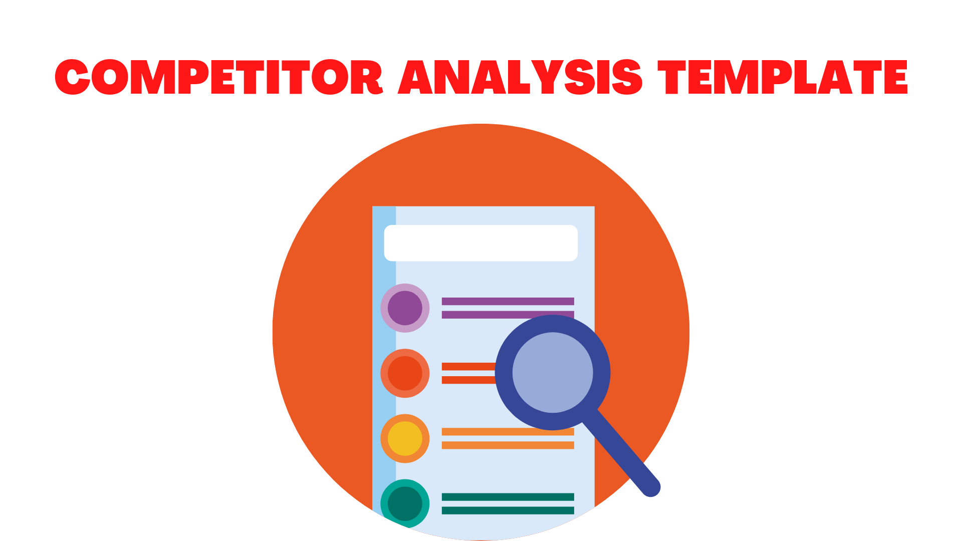 Free Competitor Analysis Template (PDF/DOCX/Google Doc) » Writecream
