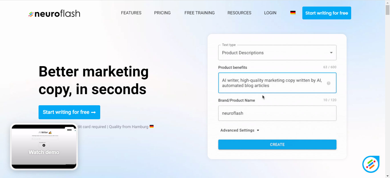 Neuroflash review - Is it worth it in 2022? » Writecream