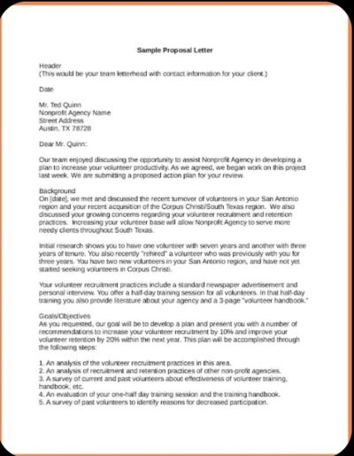 How to Write a Proposal Letter? » Writecream
