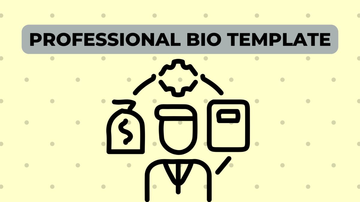 How To Write A Professional Bio?(+Free Professional Bio Templates ...