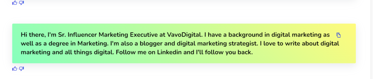 Free LinkedIn Bio Generator - Writecream