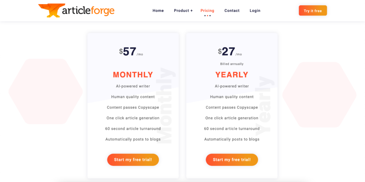 Article Forge vs Jasper: Which One Should You Go For » Writecream