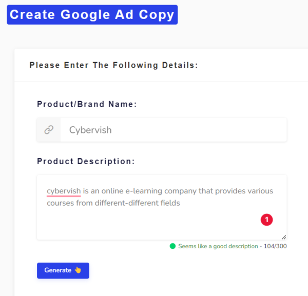Free LinkedIn Text Ads Generator - Writecream