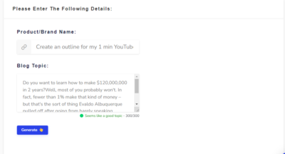 Free YouTube Outline Generator - Writecream