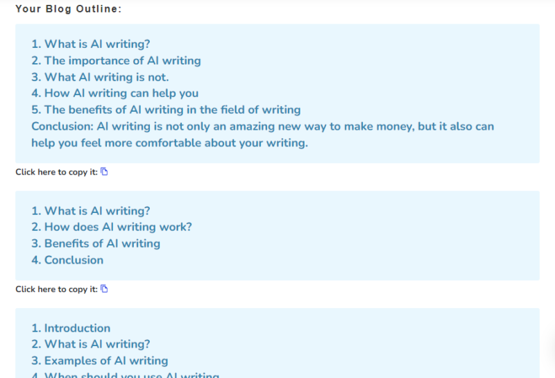 Free YouTube Outline Generator - Writecream