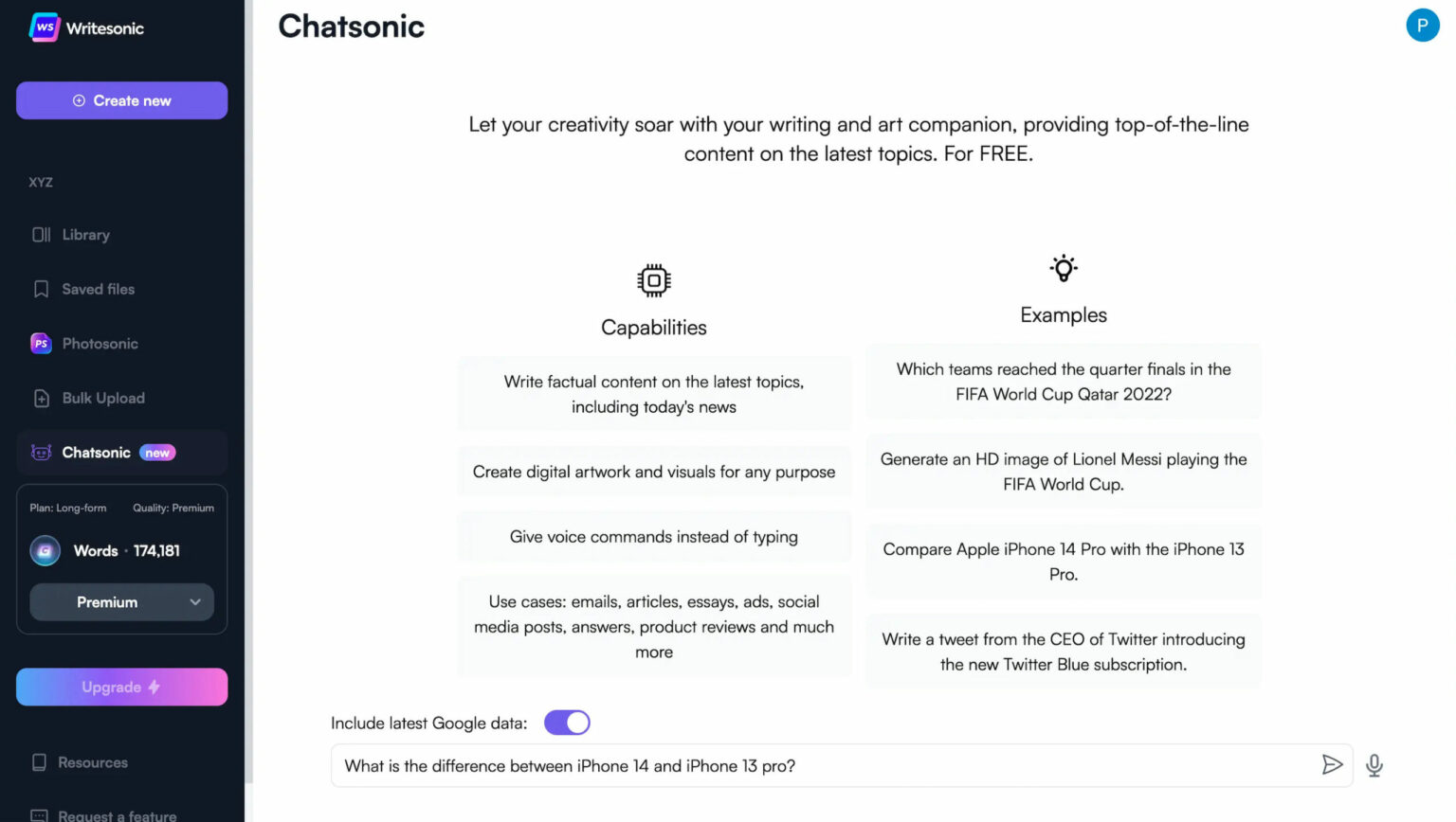 ChatSonic: Everything You Need to Know » Writecream