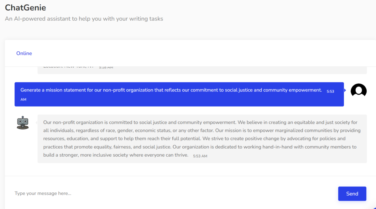 Free Mission Statement Generator - Writecream