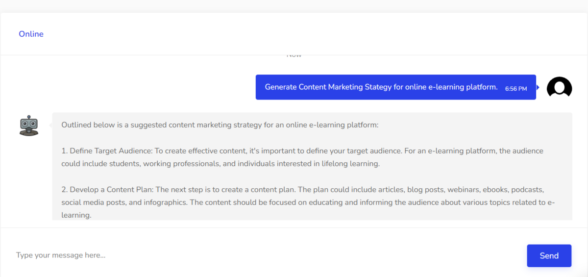 Free AI Content Marketing Strategy - Writecream