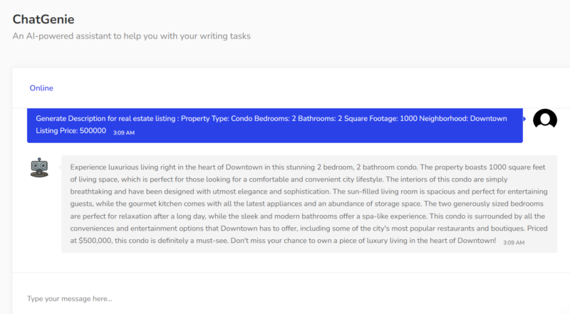 Free Real Estate Listing Description Generator tool Free Real Estate Listing Description Generator tool