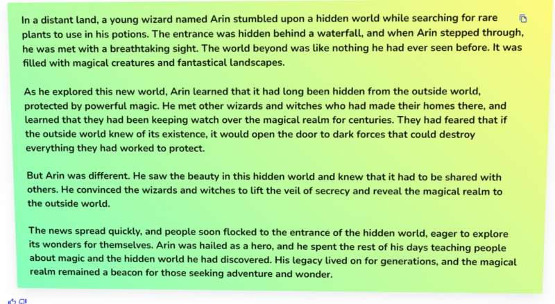 Free AI Story Generator - Writecream