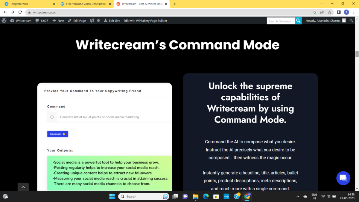 Free YouTube Video Description Generator - Writecream
